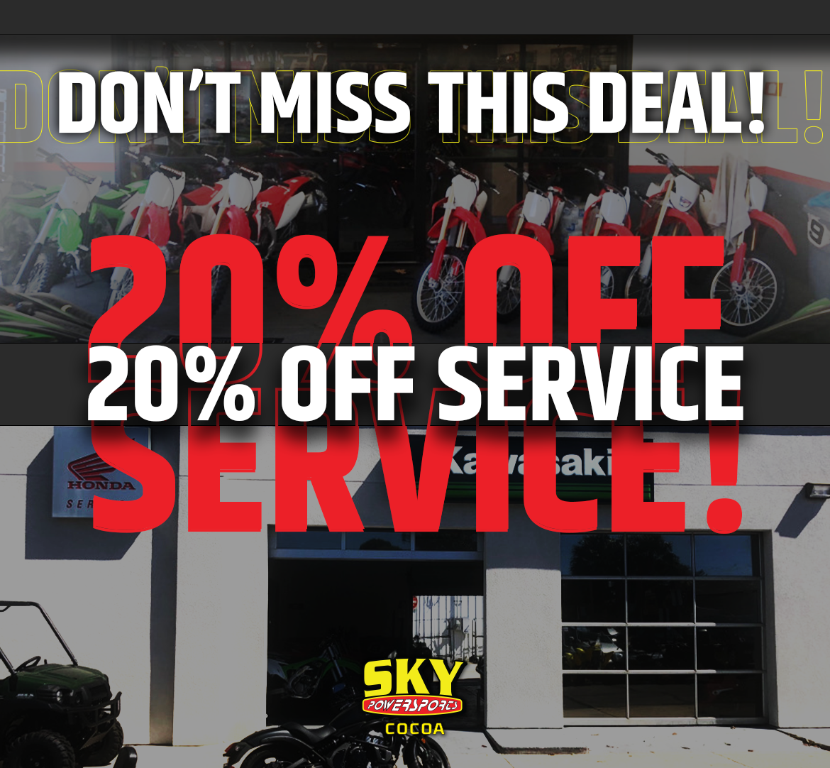 Powersports Service | Near Palm Bay, FL | Motorcycle Repair